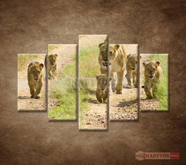 OBRAZ 5 DIELNY Levia rodinka 150X100 CM - Obraz 5 dielny 150x100 cm ...